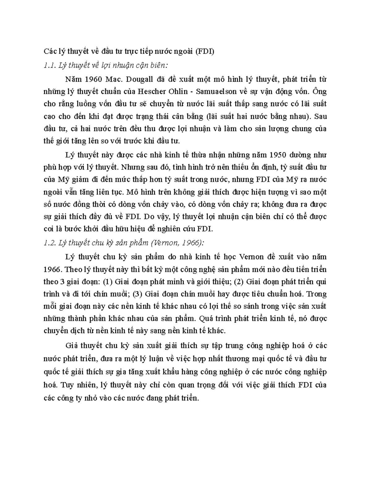 [123doc] - cac-ly-thuyet-ve-dau-tu-truc-tiep-nuoc-ngoai-fdi - Các lý thuyết về đầu tư trực tiếp ...
