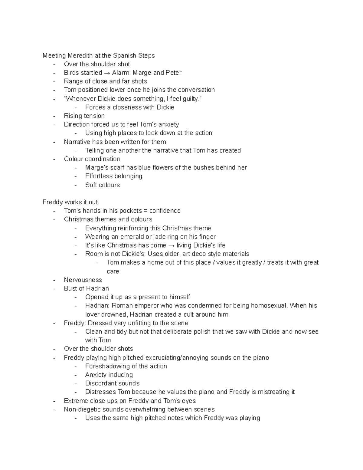 2 Copy of The Talented Mr Ripley - Meeting Meredith at the Spanish ...