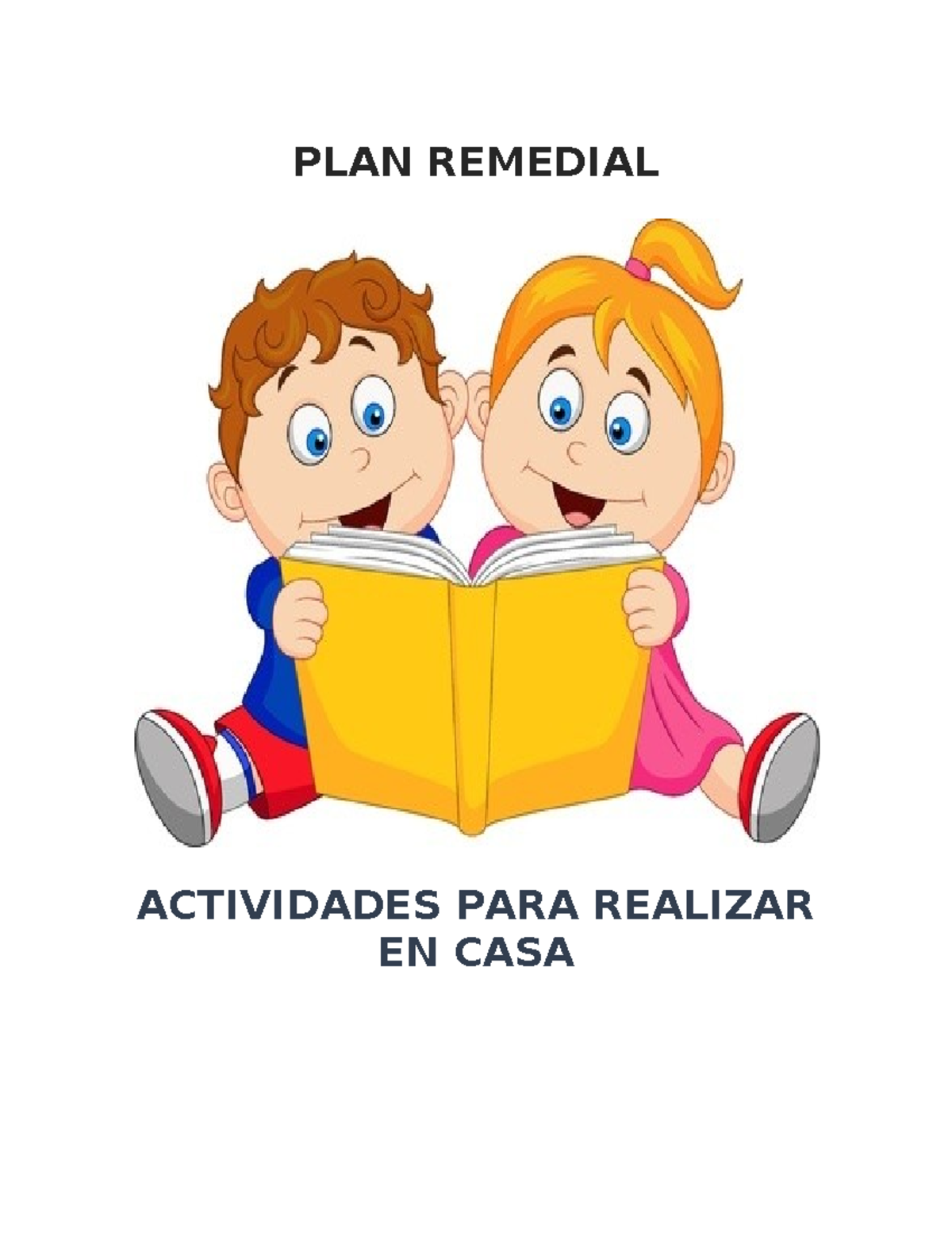 PLAN REMEDIAL DE ACTIVIDADES EMOCIONALES PARA NIÑOS - Studocu