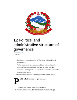 Public adm - Lecture notes 1-3 - UNIT-1 PUBLIC ADMINISTRATION - MEANING ...