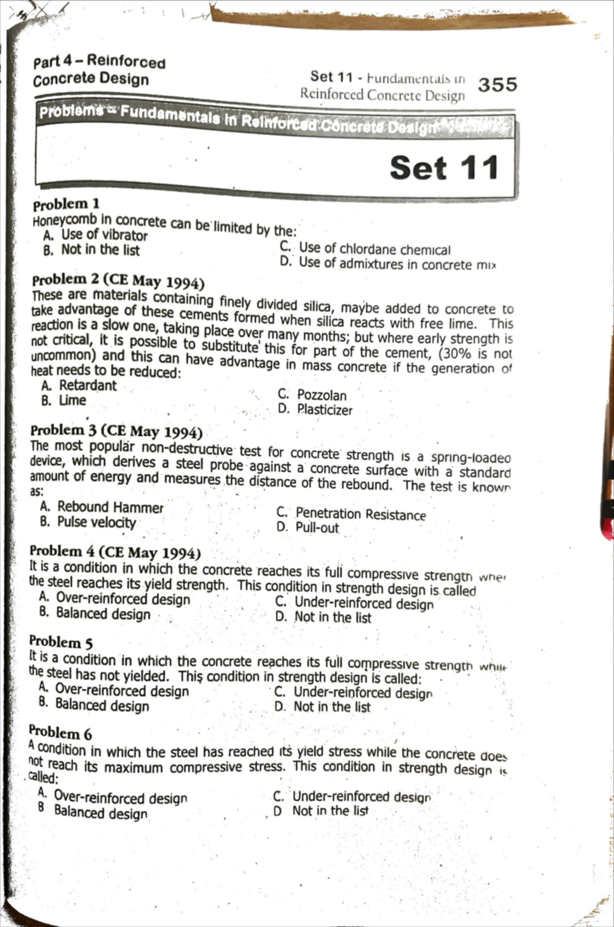 RCD pt1 - RCD - Part 4 Reinforced Concrete Design Set 11 Fundamentals ...