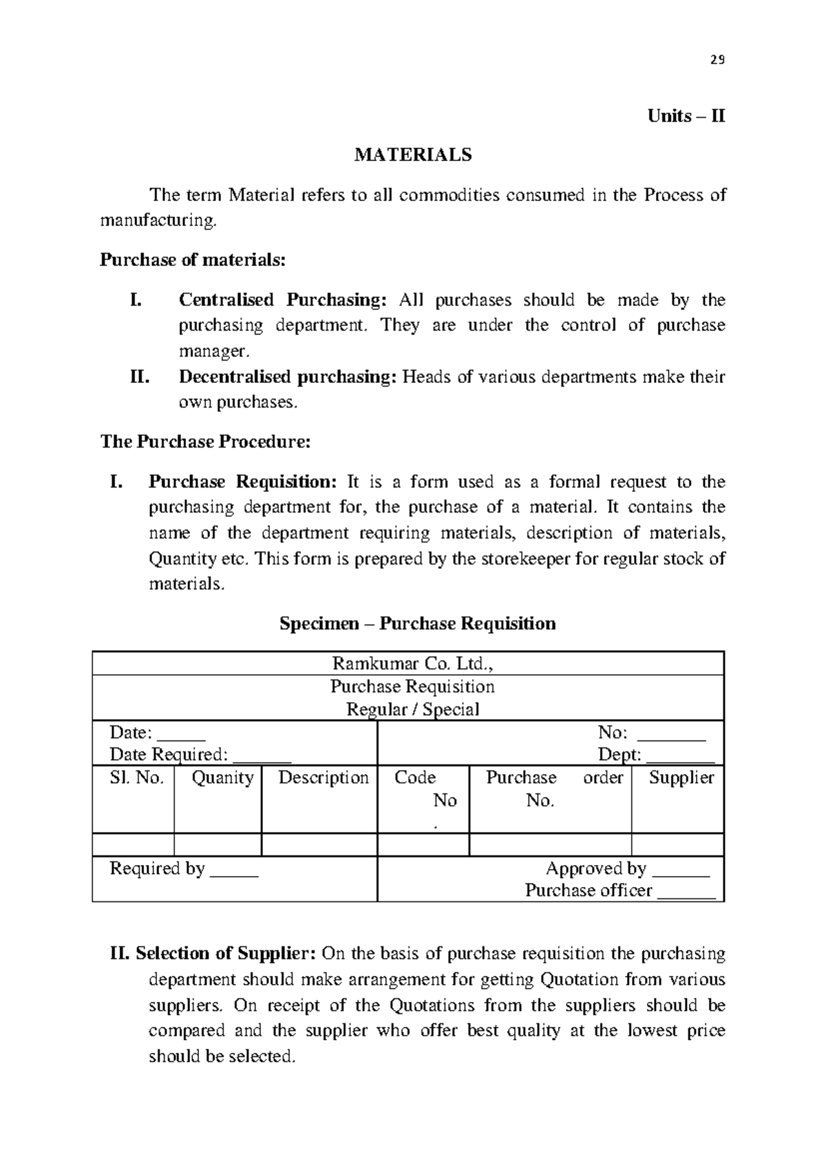 BCom 2nd Year Cost Accounting Unit 2: Materials Management Insights ...