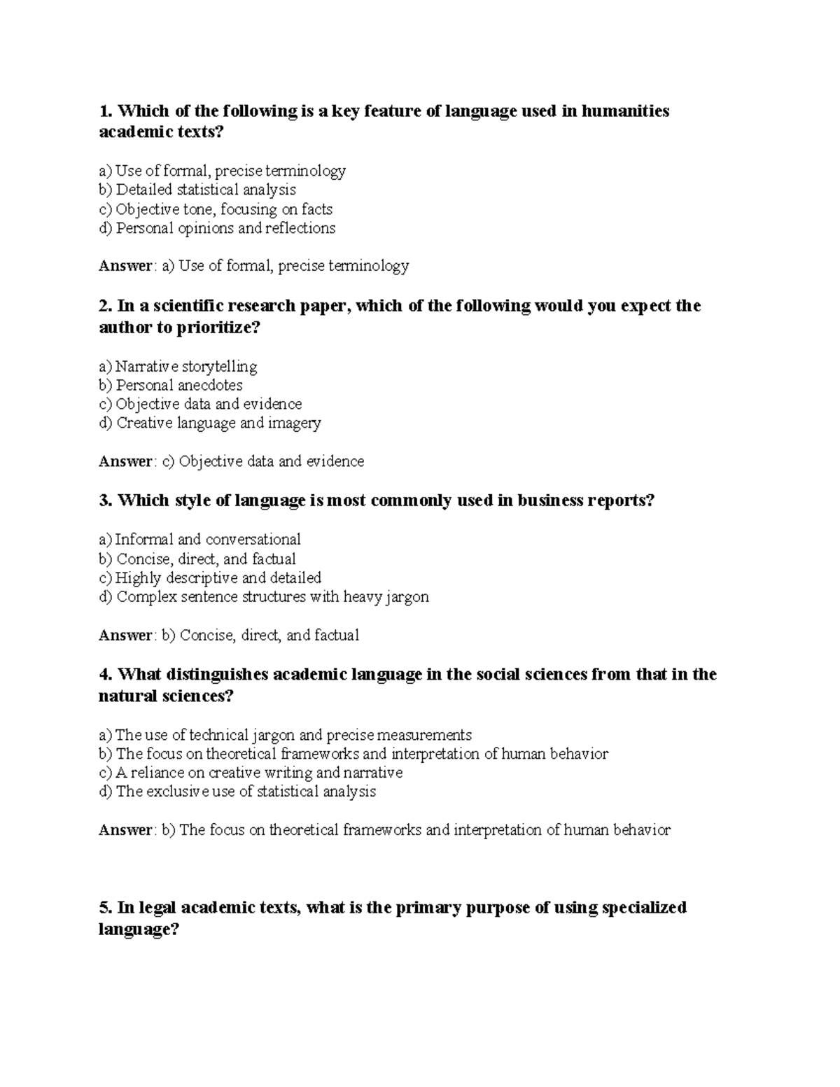 Exam and answer key - practice worksheet - 1. Which of the following is ...