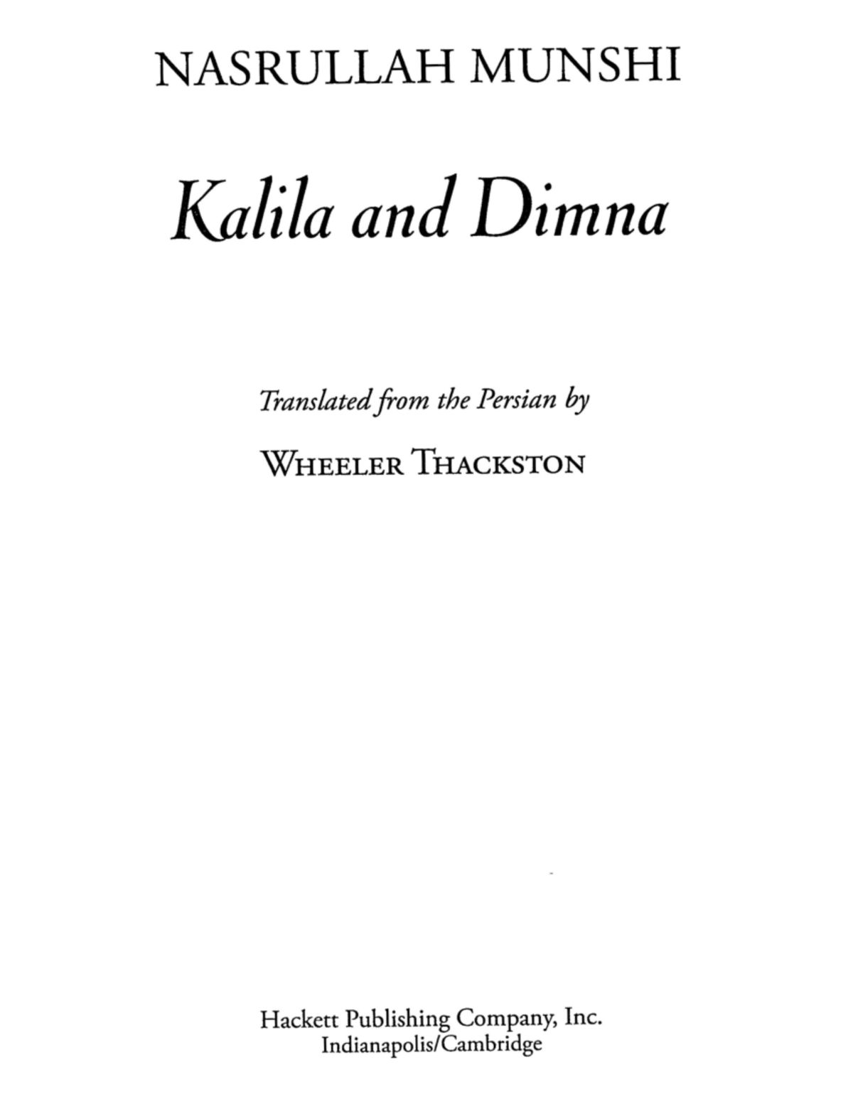 Kalila and Dimna: Insights from Chapter One on Friendship and Betrayal ...