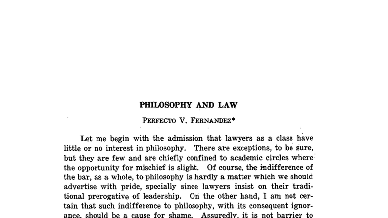 PHIL 101: Chapter 11 - Philosophy and Law by Perfecto V. Fernandez ...