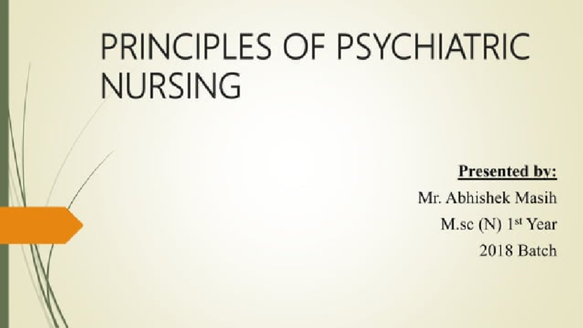 Principles of psychiatric nursing 179316109 - PRINCIPLES OF PSYCHIATRIC ...