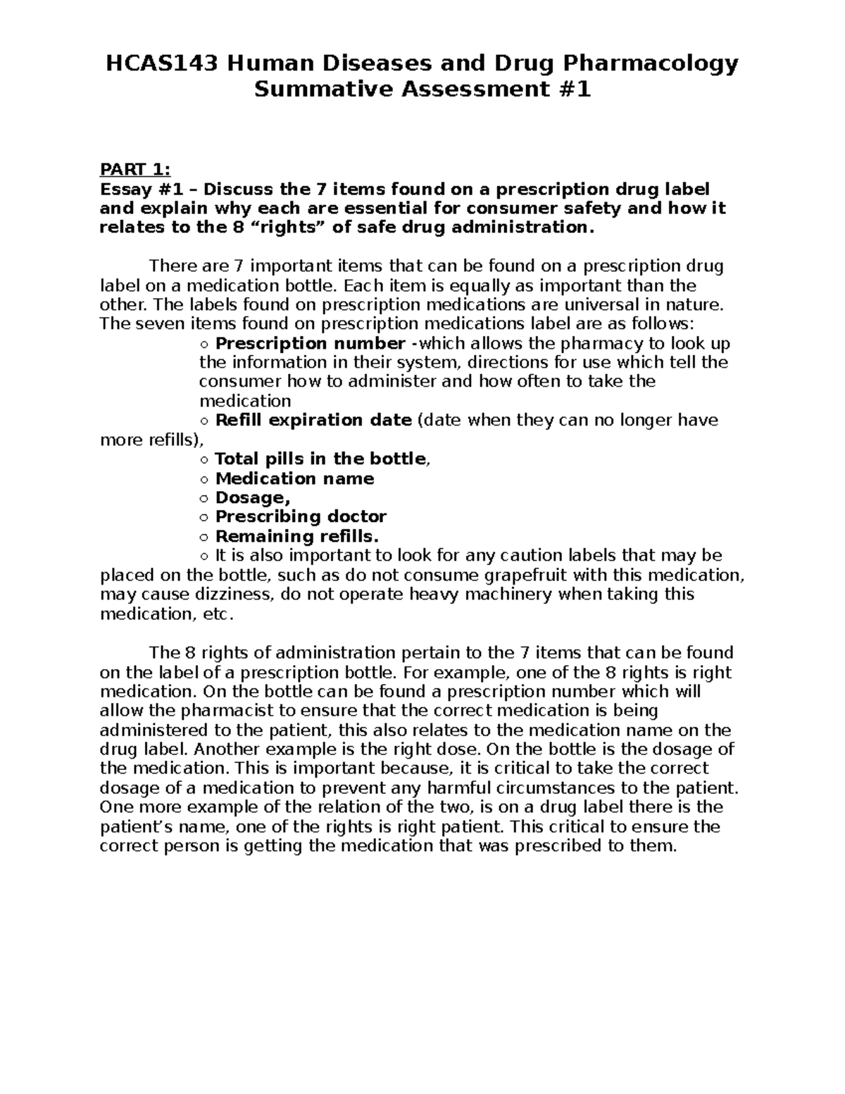 Summative Assesement 1 Week 2 - Summative Assessment PART 1: Essay #1 ...