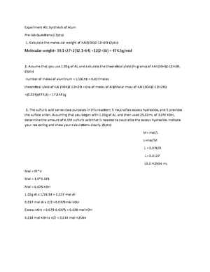 Lab 06 - Determination of the Acid Dissociation Constant of a Weak Acid ...