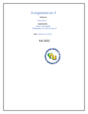 Solution AI2002 Mid Term 1 Fall2022 - National University of Computer ...