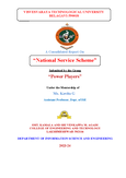 National Service Scheme (NSS) - BNSK559 - VTU - Studocu