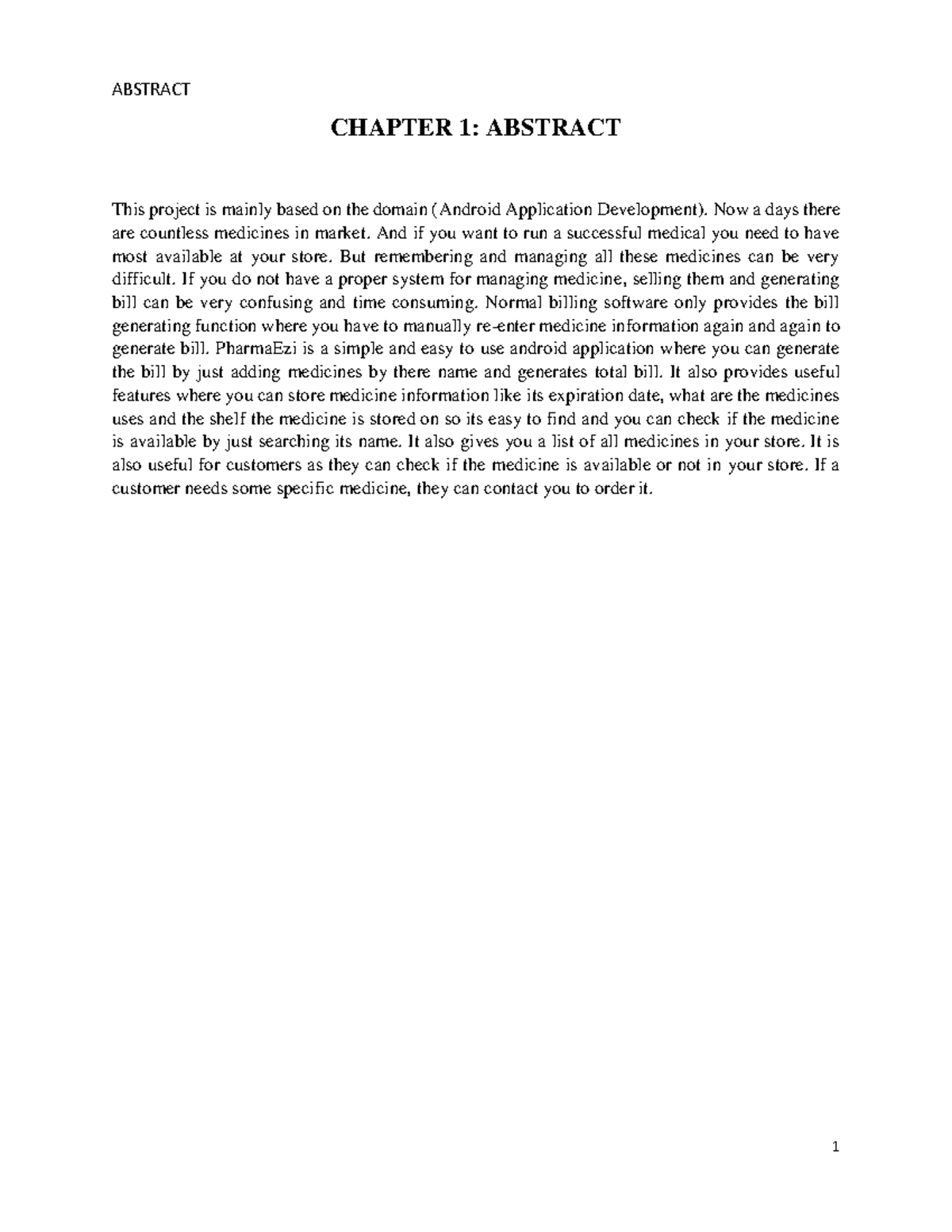 Medical Billing System Capstone Report - Android Application ...