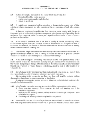 Chapter 2 Exercises and Solutions - Chapter 2 Class Exercises 2-31 Flow ...