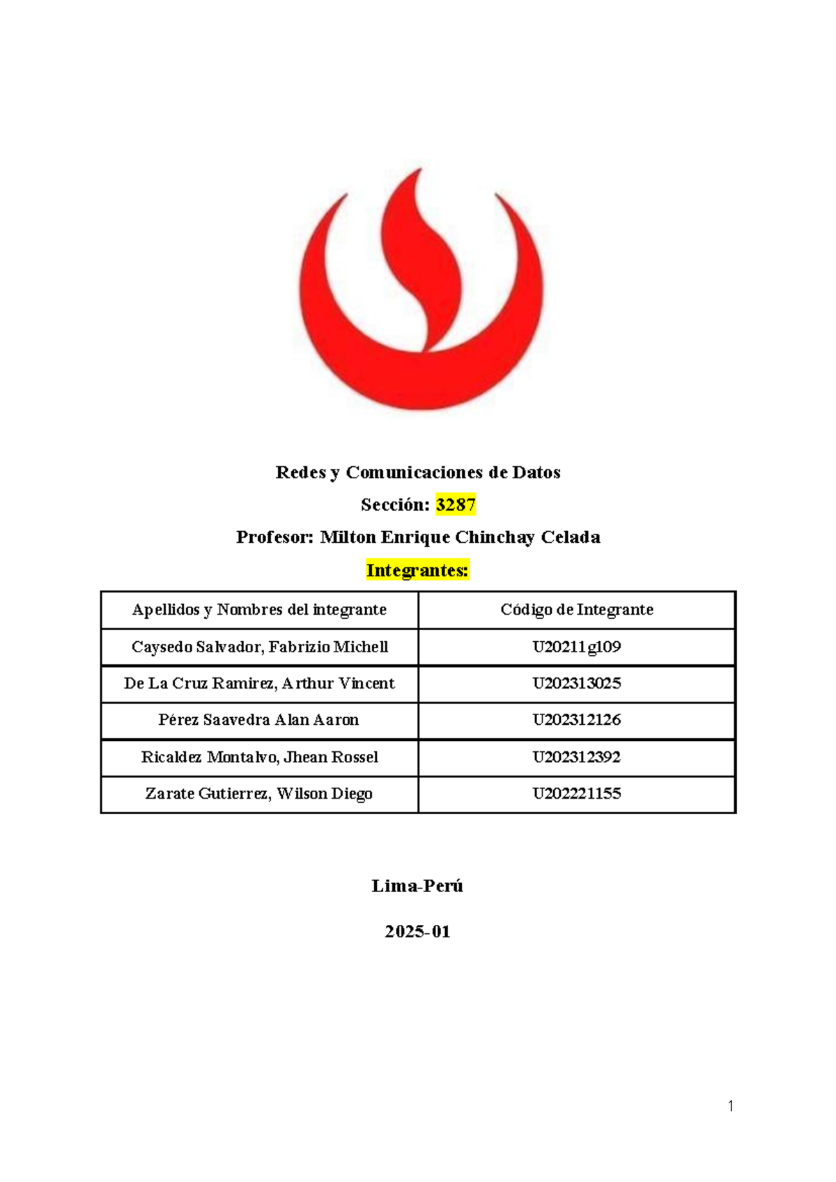 Trabajo Final - Redes y Comunicaciones de Datos 3287 - Studocu