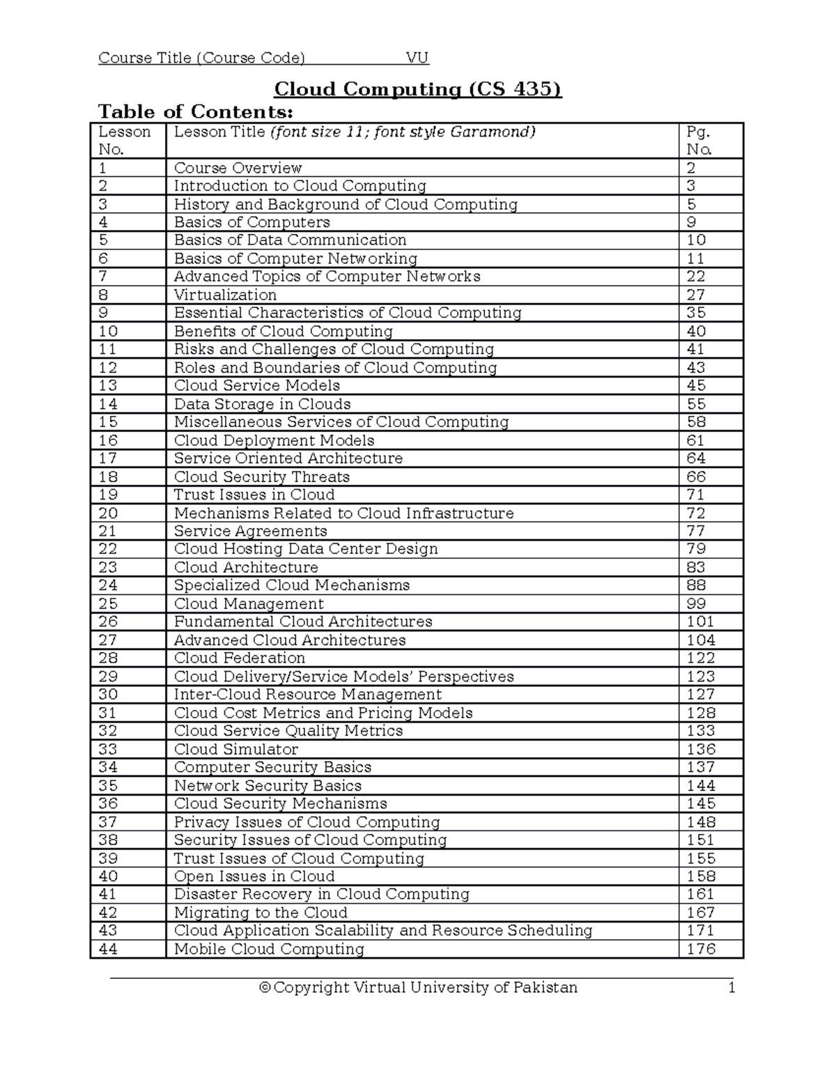 Cloud Computing Overview and Key Concepts (CS 435) - Studocu
