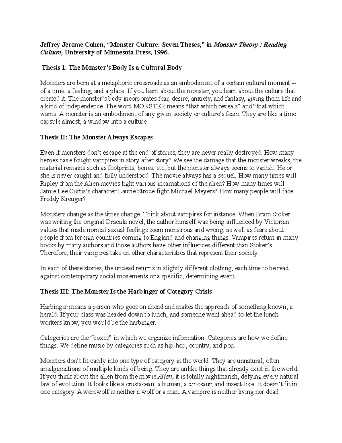 Cohens Monster Theses Digested Deprecated Api Usage The Svg Back End Is No Longer Maintained