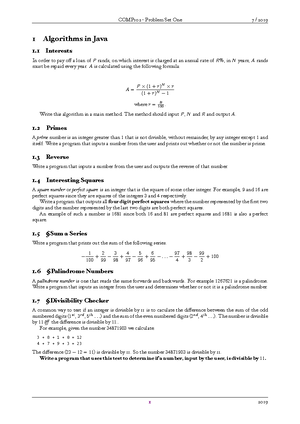 Question Paper - 1 UNIVERSITY OF KWAZULU-NATAL COMP102: Compute ...