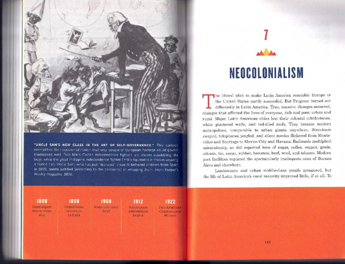 CSE 301: Analyzing Neocolonialism in Latin America - Chapter 7 Insights ...