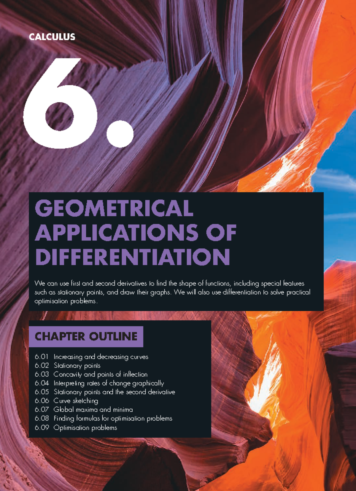 Calculus 6: Geometrical Applications of Differentiation - Studocu