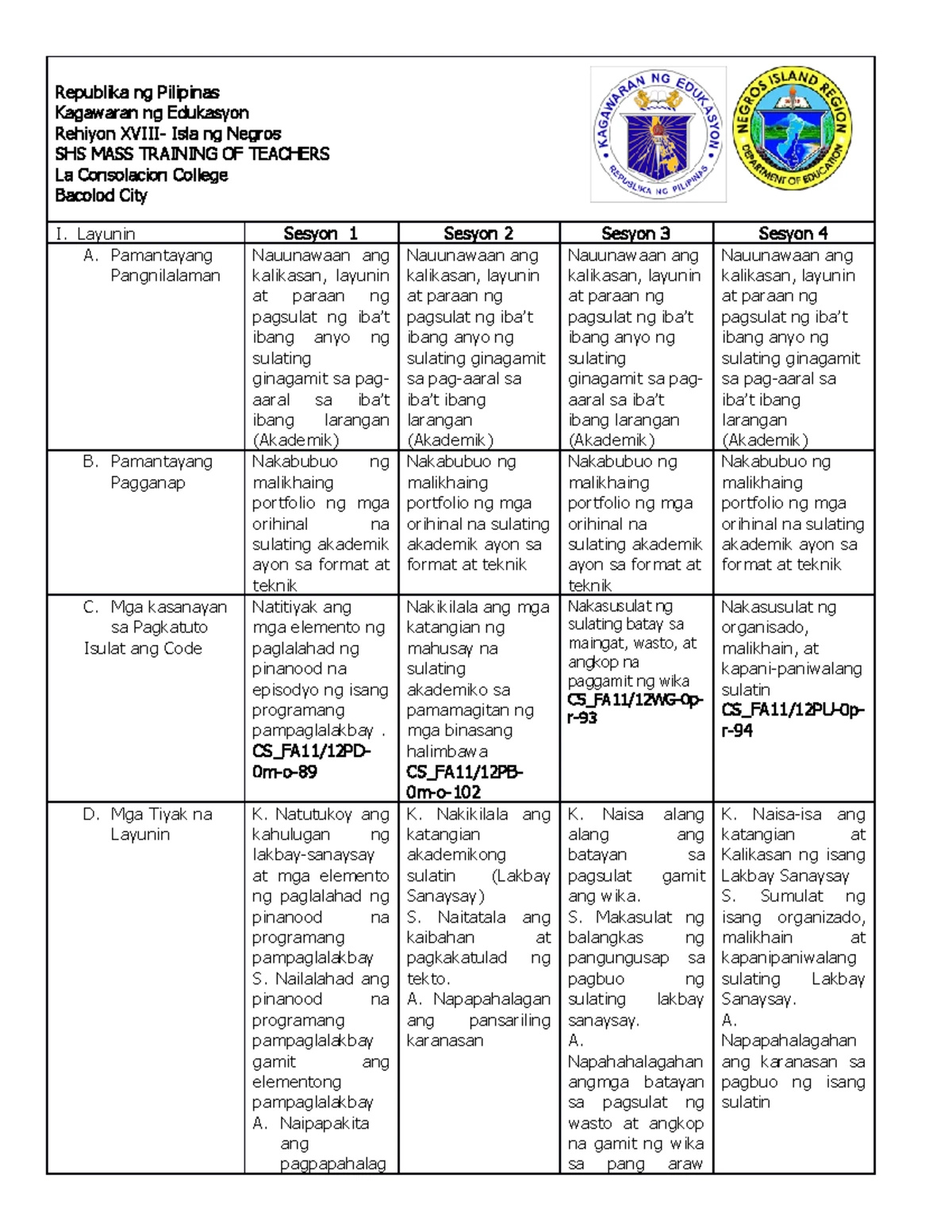 LP-Ponemang Suprasegmental: Lesson Plan for G9 Filipino Class - Studocu