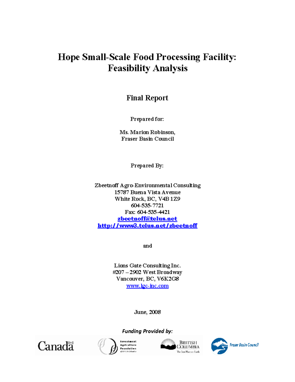 Report fvr small-scale food processing 2008 - un n o e b : Hope Small ...