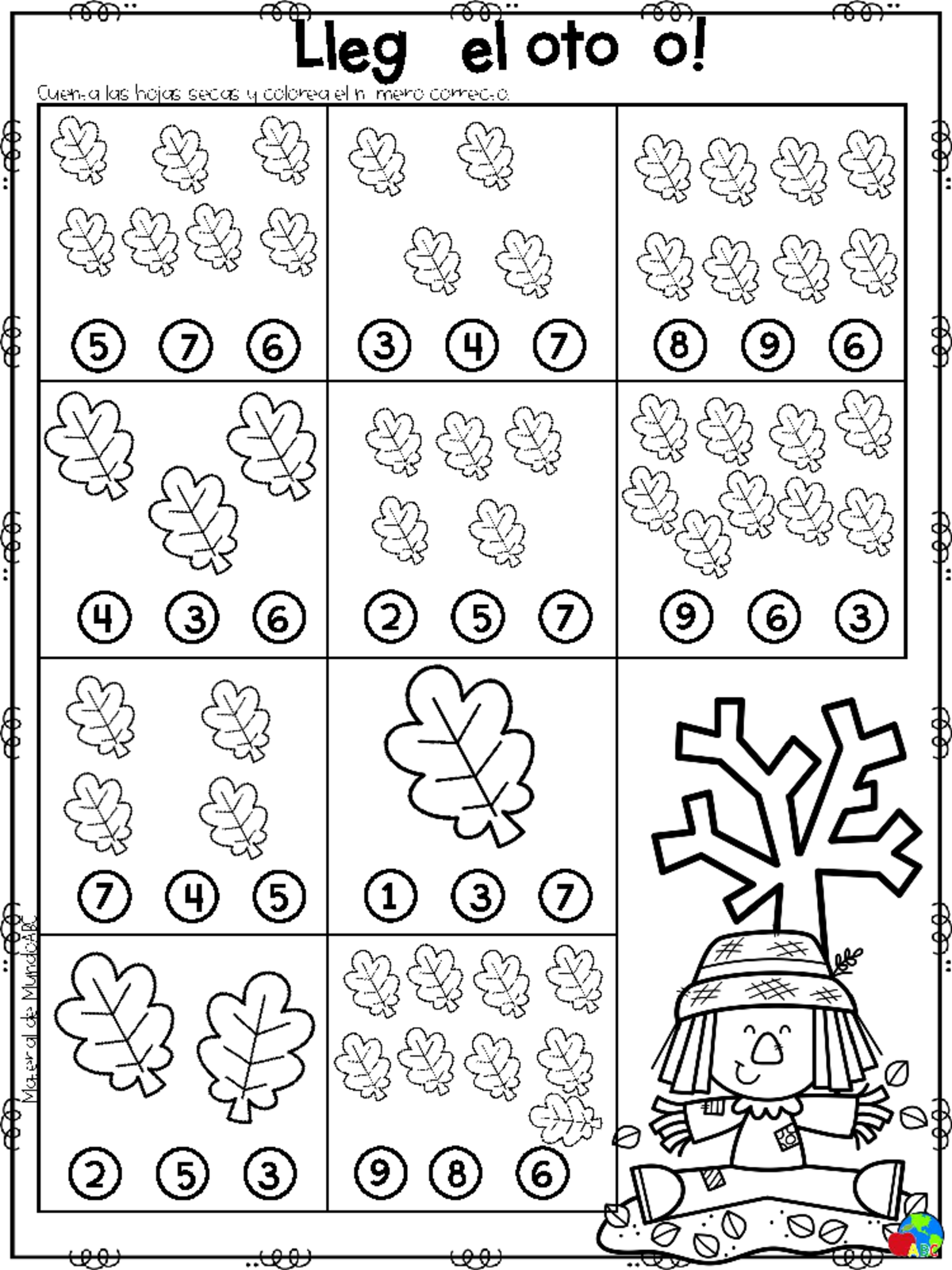 103. Actividades de Otoño: Conteo y Valor Posicional - Studocu