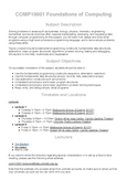 COMP10001 - Melbourne - Foundations Of Computing - Studocu