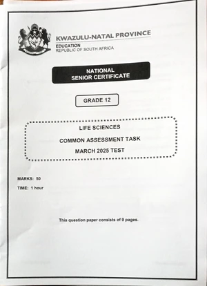 Life Sciences NSC Grade 12 May/June 2024 Paper 1 & Memo Review - Studocu