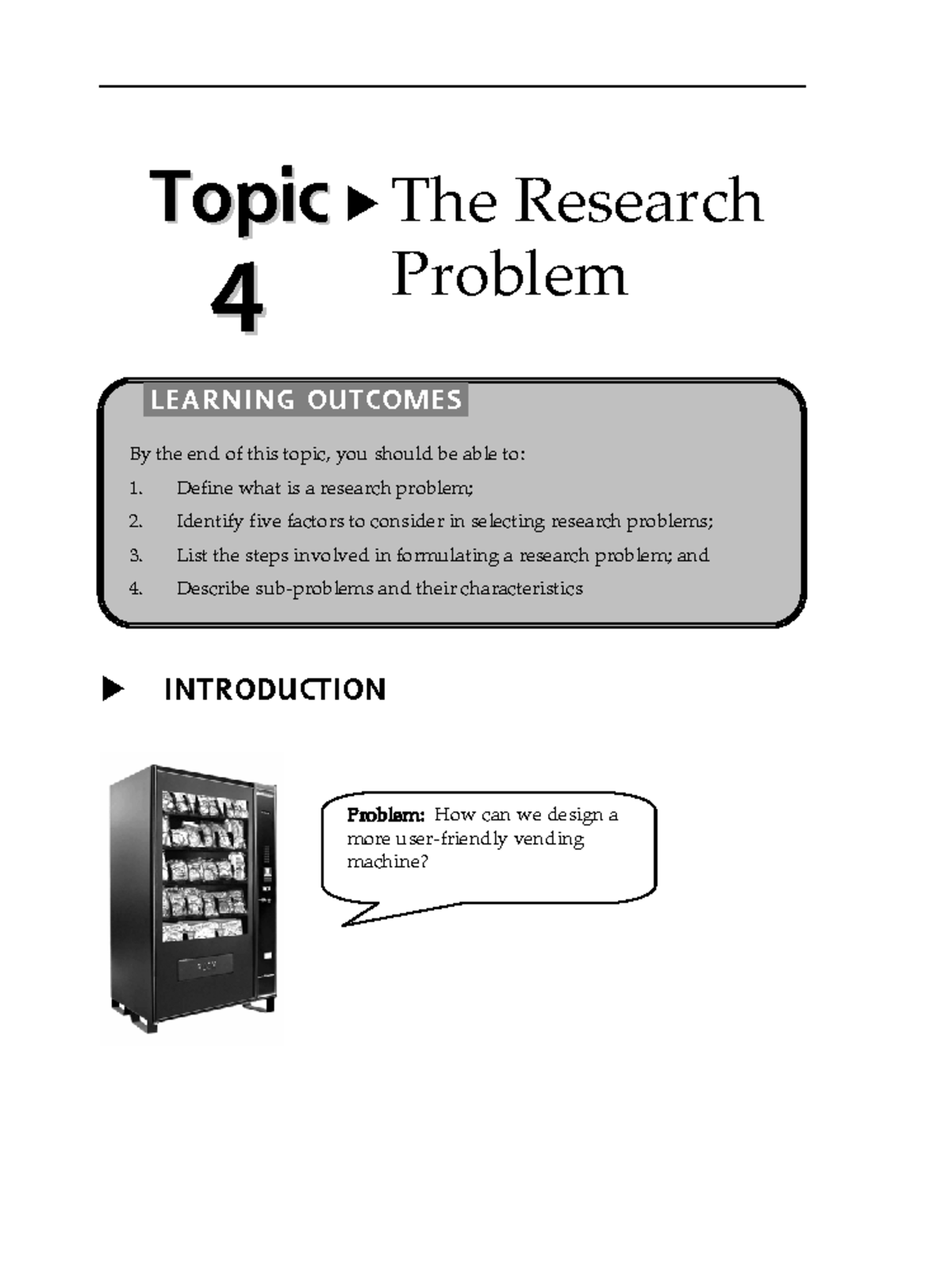 OUM ICT 4: Understanding the Research Problem and Its Formulation - Studocu