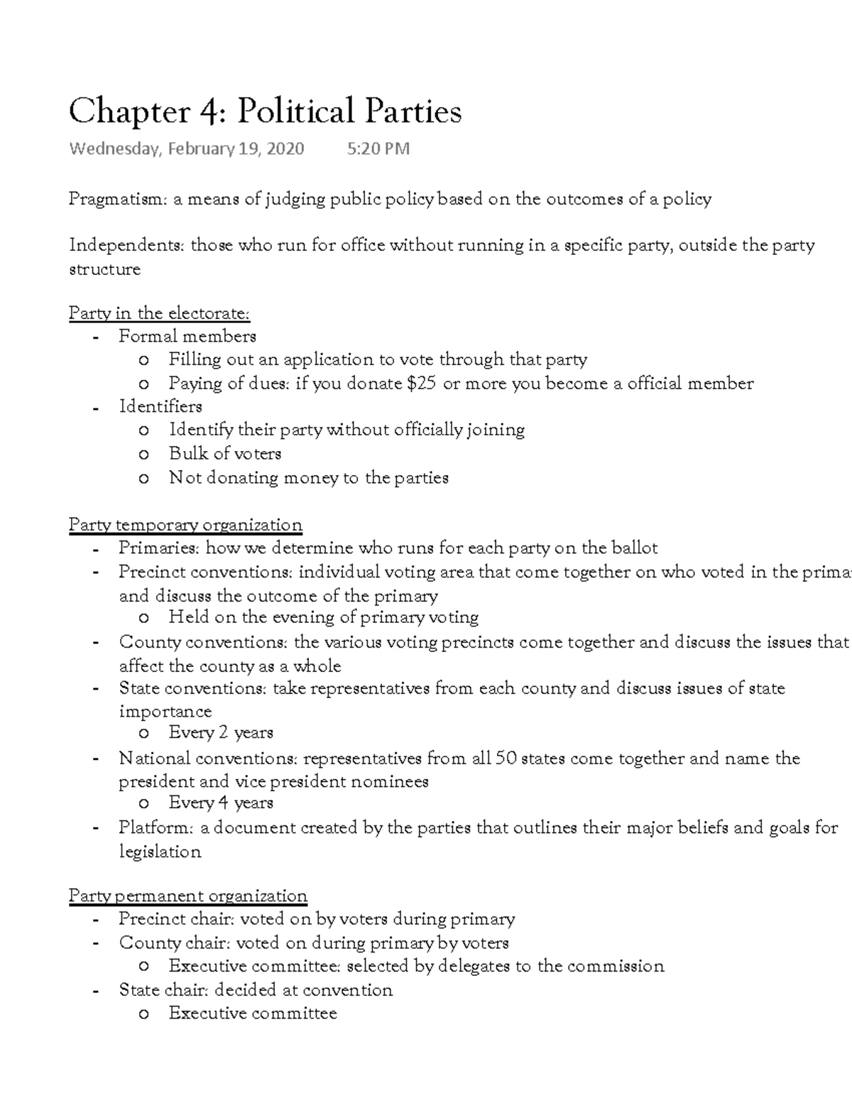 Chapter 1 Notes - Summary Governing Texas - Chapter 1 Texas Political ...