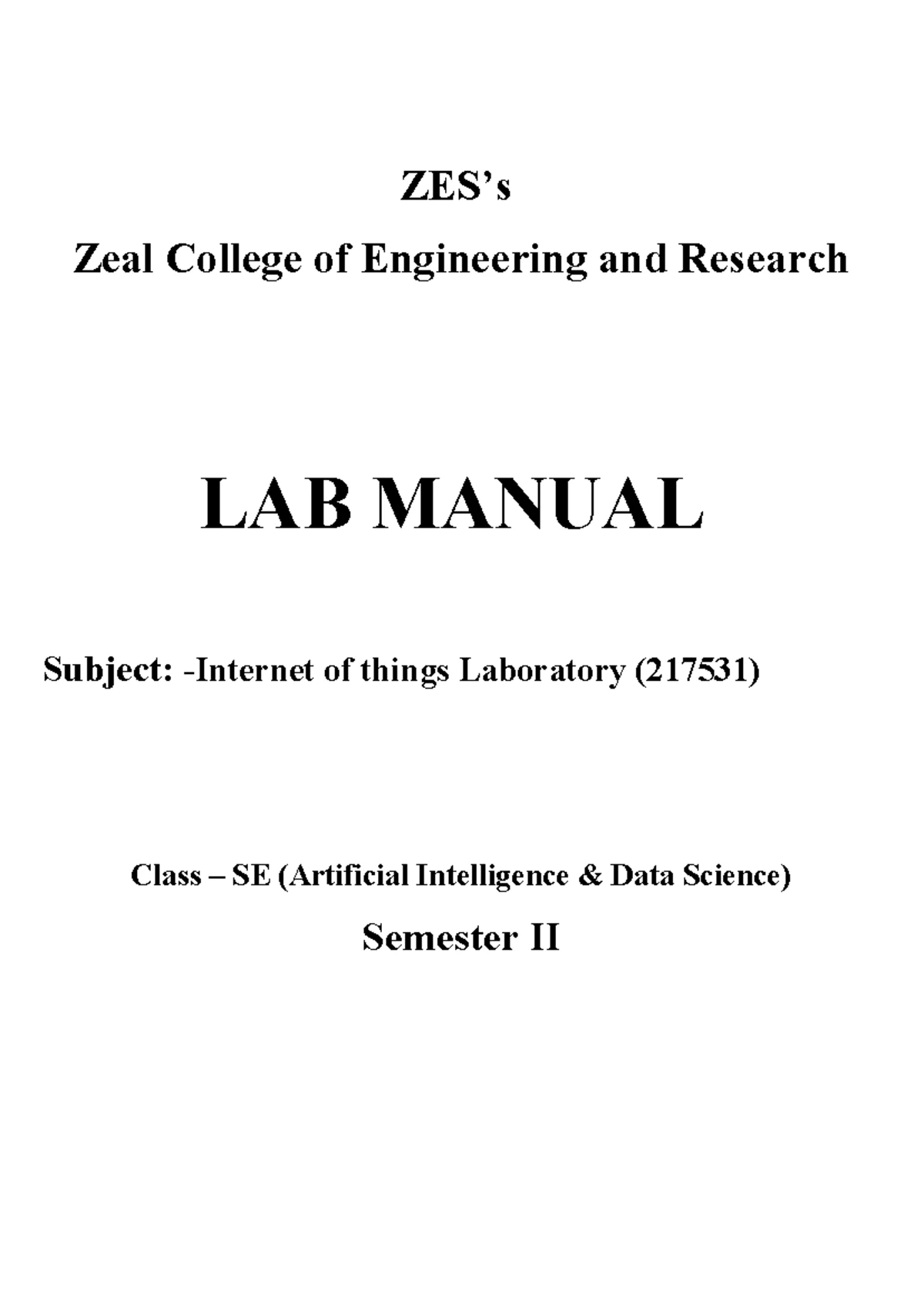 CN Lab Manual - Empowerment Through Quality Technical Education ...