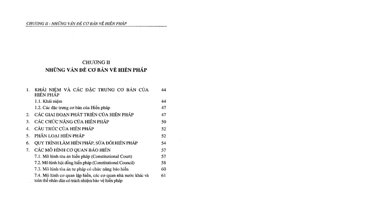 GIAO TRINH LUAT HIEN PHAP VIETNAM - CHUONG 2: NHUNG VAN DE CO BAN - Studocu