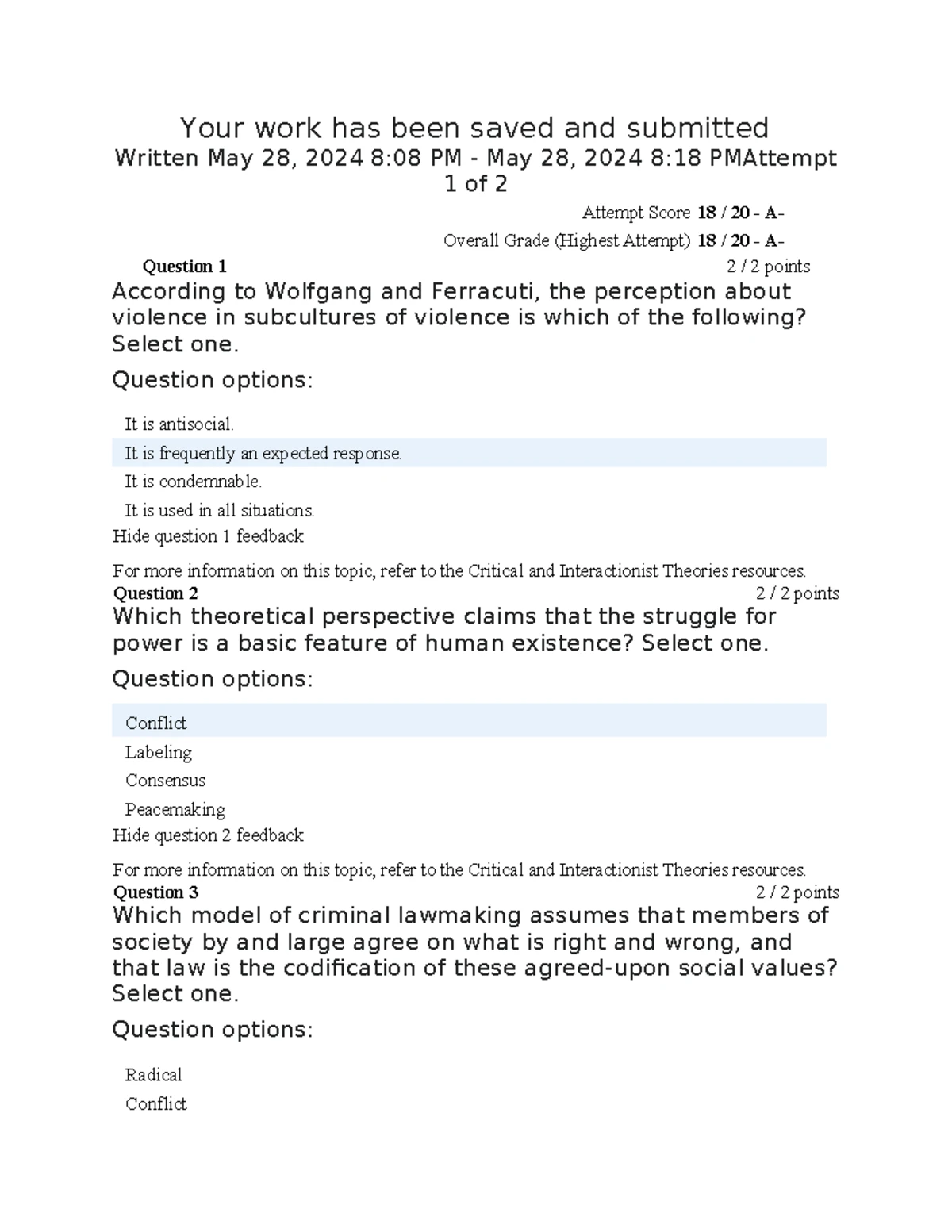 Discussion: Classical vs. Positivist Approaches in Criminal Justice ...