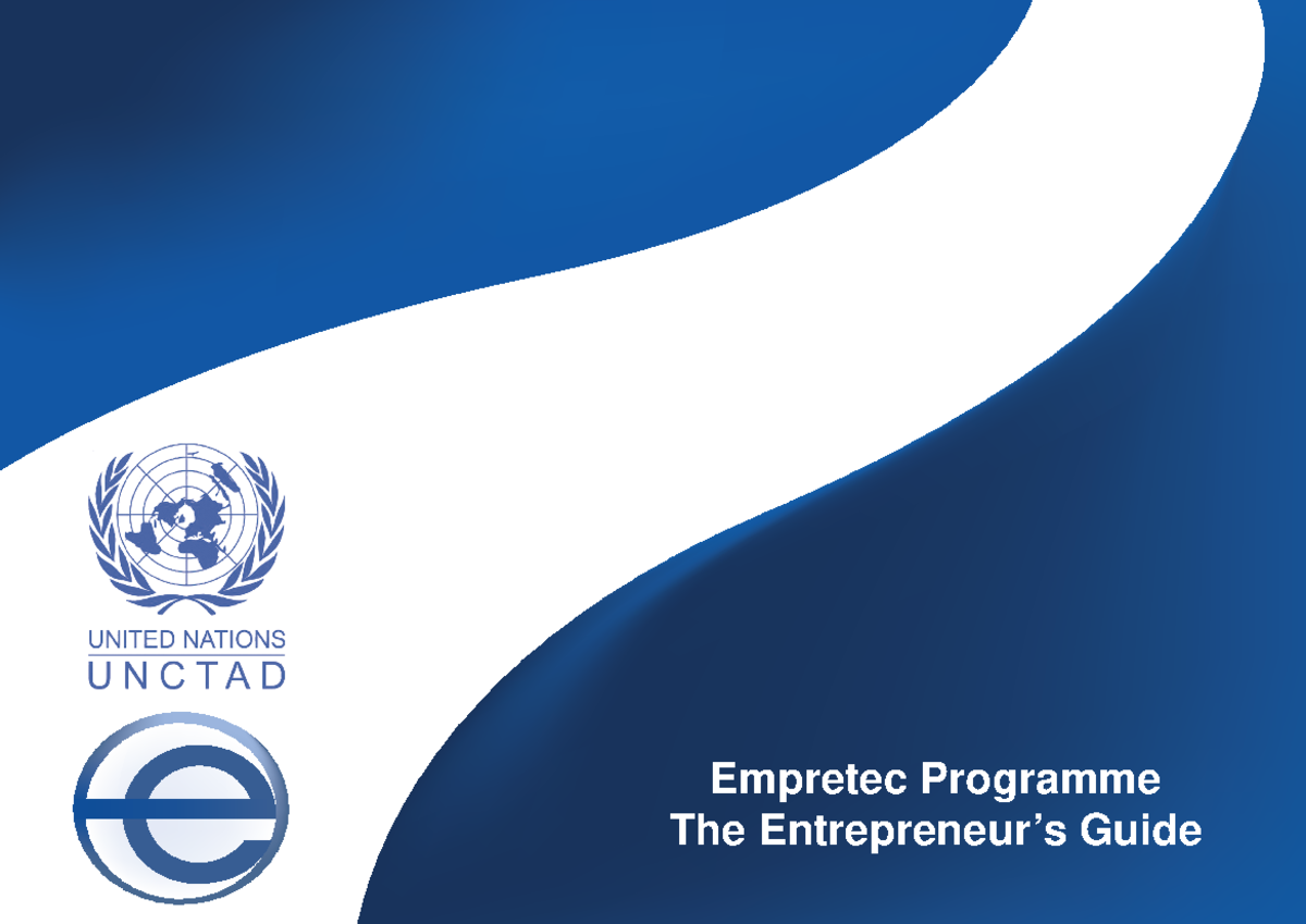 Empretec Programme: A Comprehensive Guide for Entrepreneurs - Studocu
