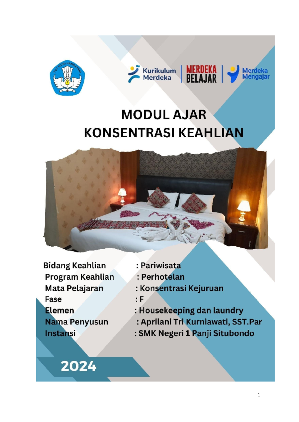 Modul Ajar Fase F: Housekeeping dan Laundry Kelas XI - Studocu
