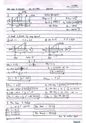 Structural Analysis: Deflection of Flexural Members - Method Overview (3rd Year) - Studocu