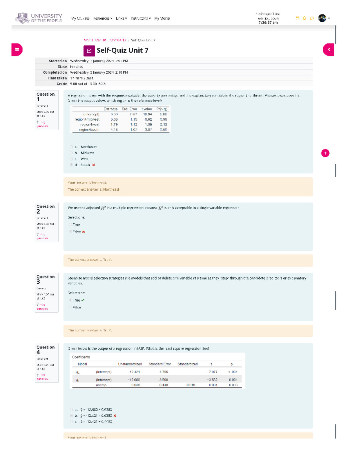 Unit 7 Self Quiz - Comprehensive Practice Questions - Studocu