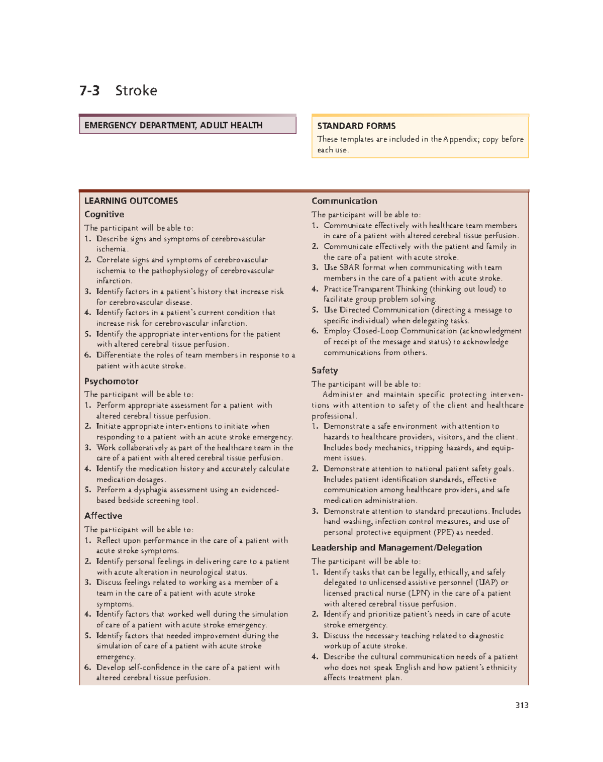 Stroke Emergency Management: Adult Health Standard Forms (1:40 PM ...
