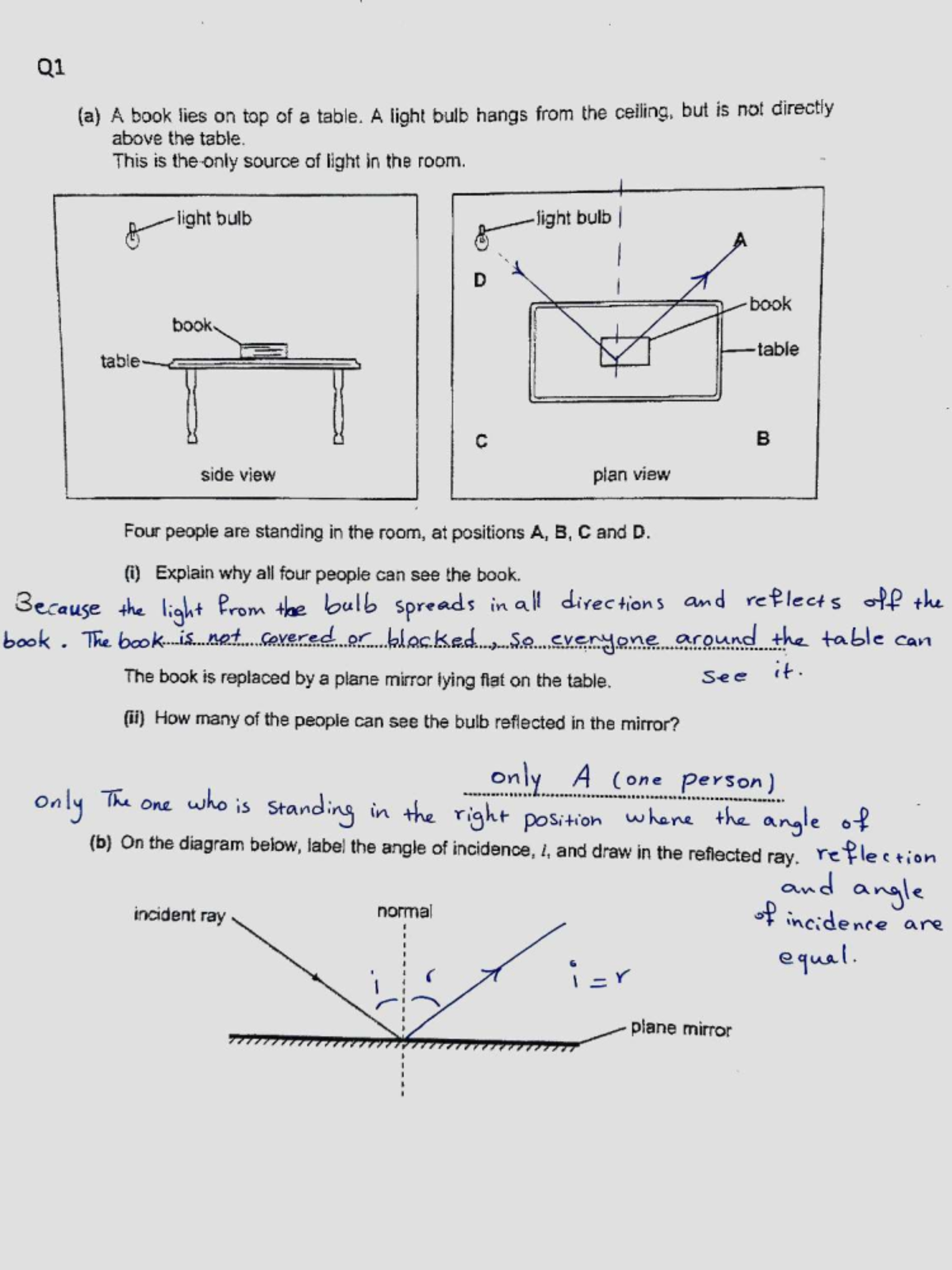 Light and Reflection Concepts - G7 Study Notes - Studocu