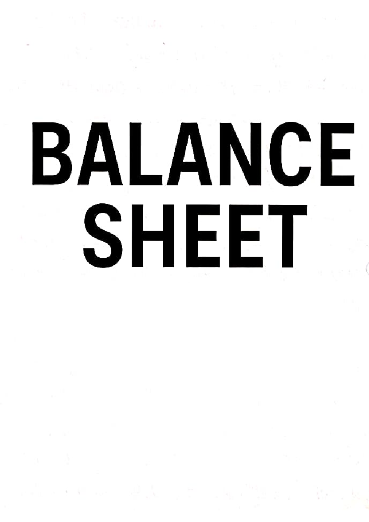 Decoding the Balance Sheet: Key Concepts and Ratios (1767649201) - Studocu