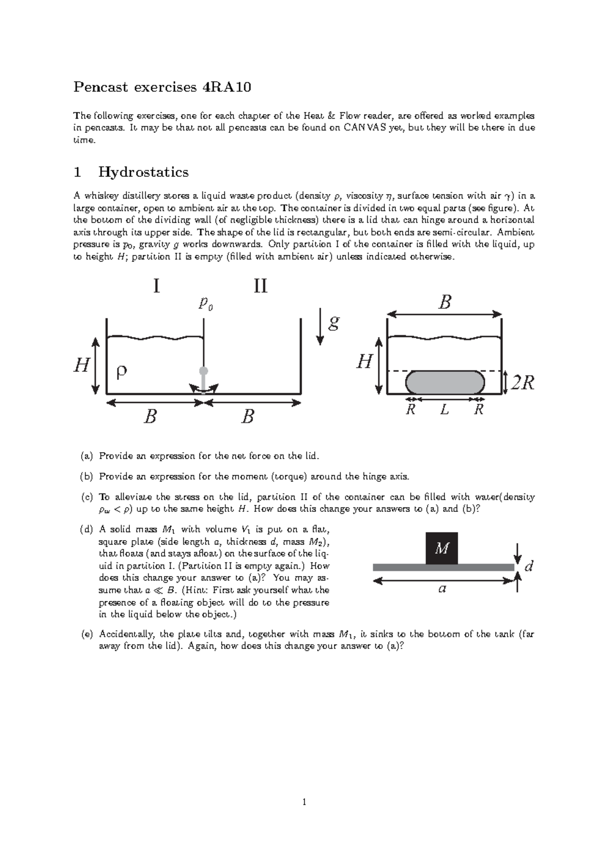 Pencast Exercises 4RA10 - Examples for Heat & Flow Reader - Studeersnel