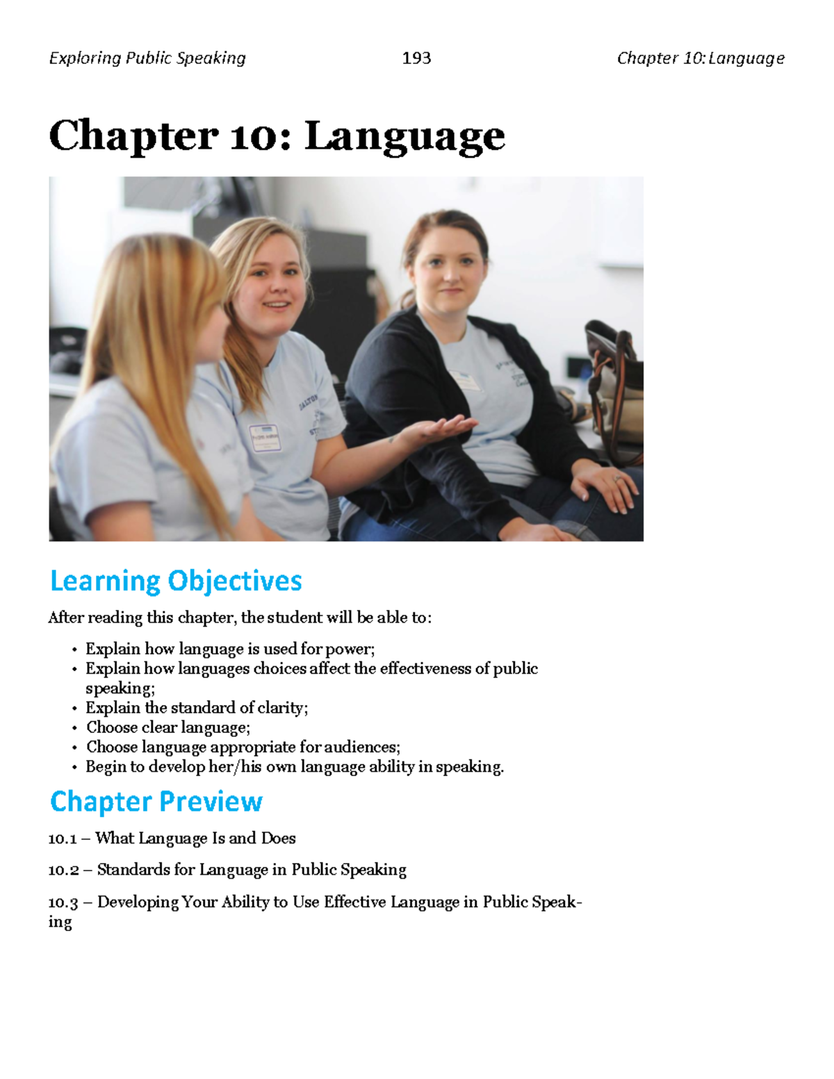 Exploring Public Speaking 193: Language Standards & Clarity Techniques ...