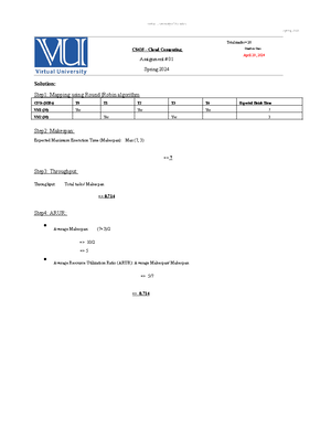 VU CS435 Cloud Computing Mid-Term Exams MCQS Past Papers - AI Generated MCQs CS43 5 - Cloud ...