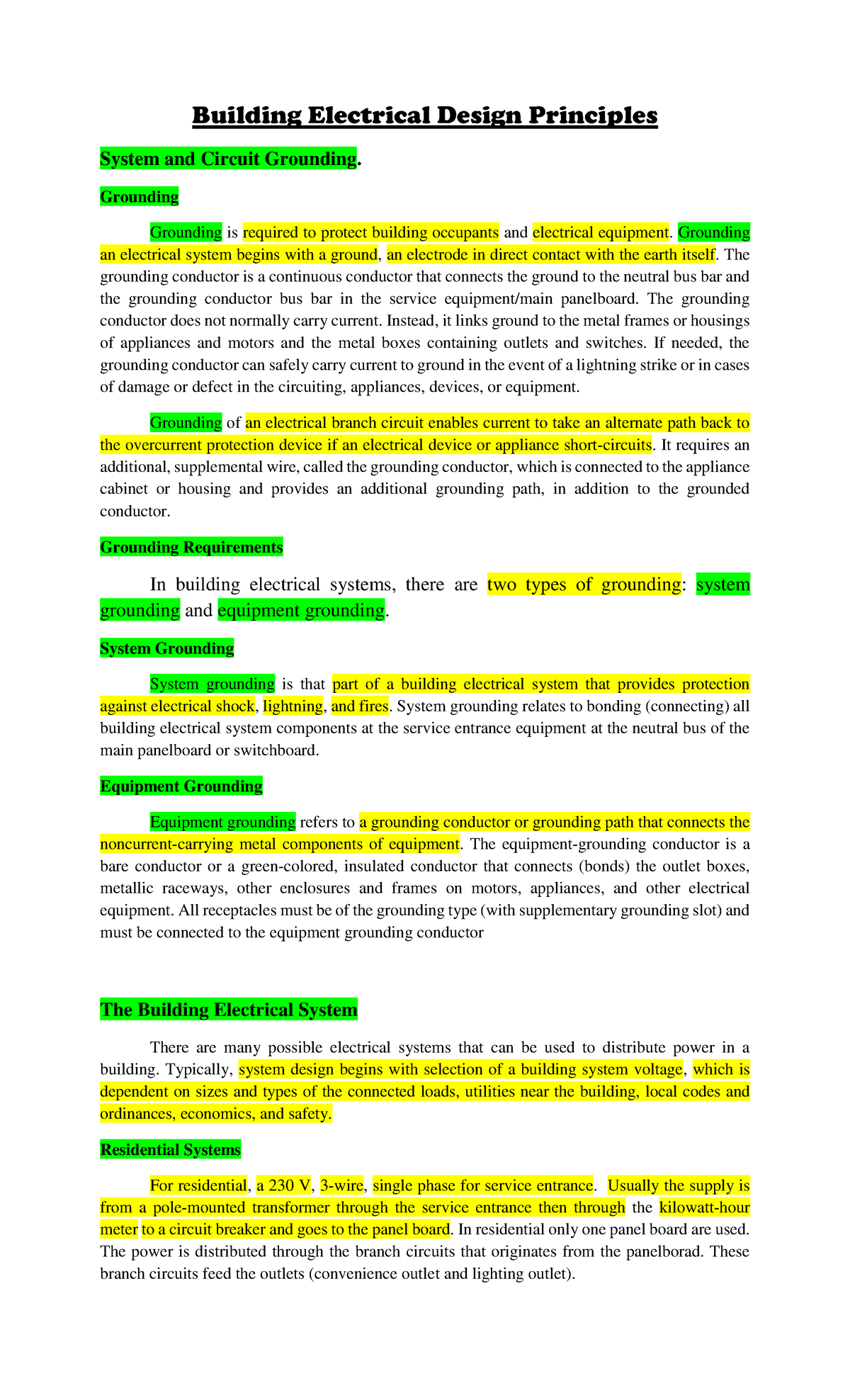 Util1-merge - review - Building Electrical Design Principles System and ...