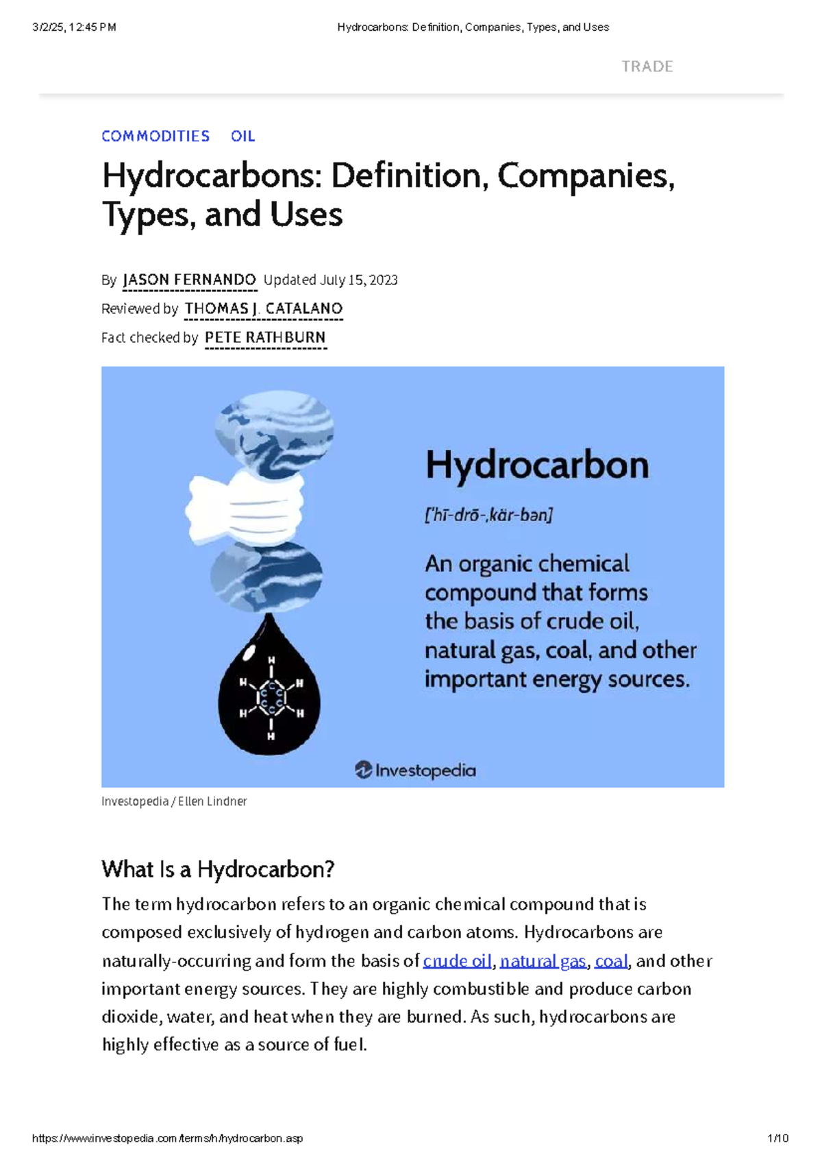 Hydrocarbons: Definition, Types, Uses, and Companies in Energy Sector ...