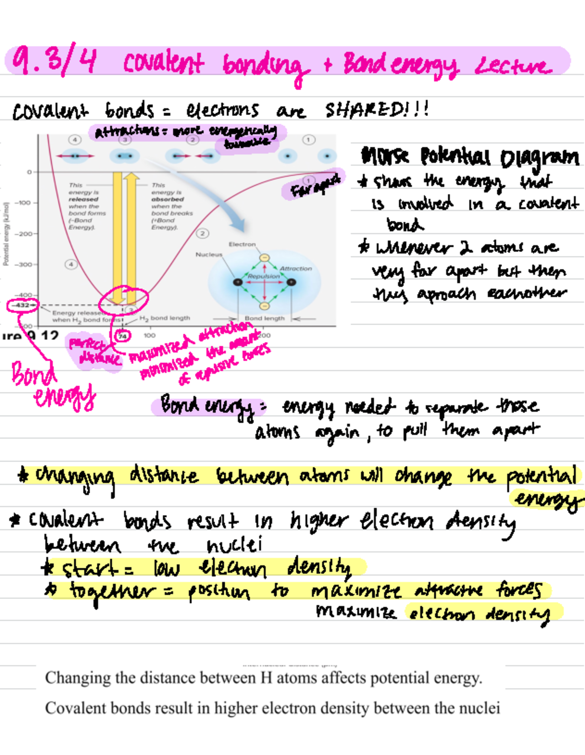 Ch9.3-4 gen chem 1 - 9. 3/4 covalent bonding + Bond energy Lecture ...