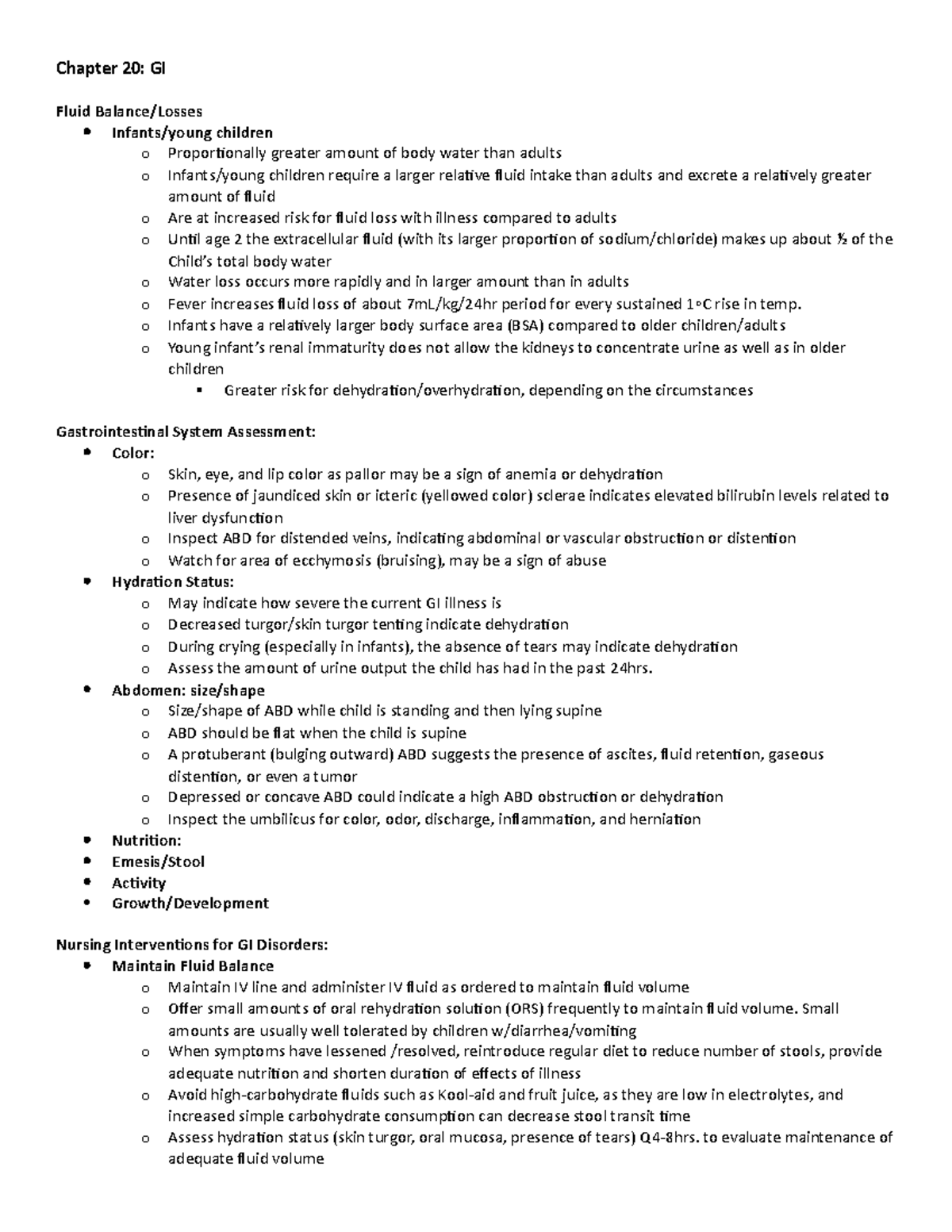 Chapter 20 GI - Essentials-of-Pediatric-Nursing-4th-Edition-Kyle-Carman ...