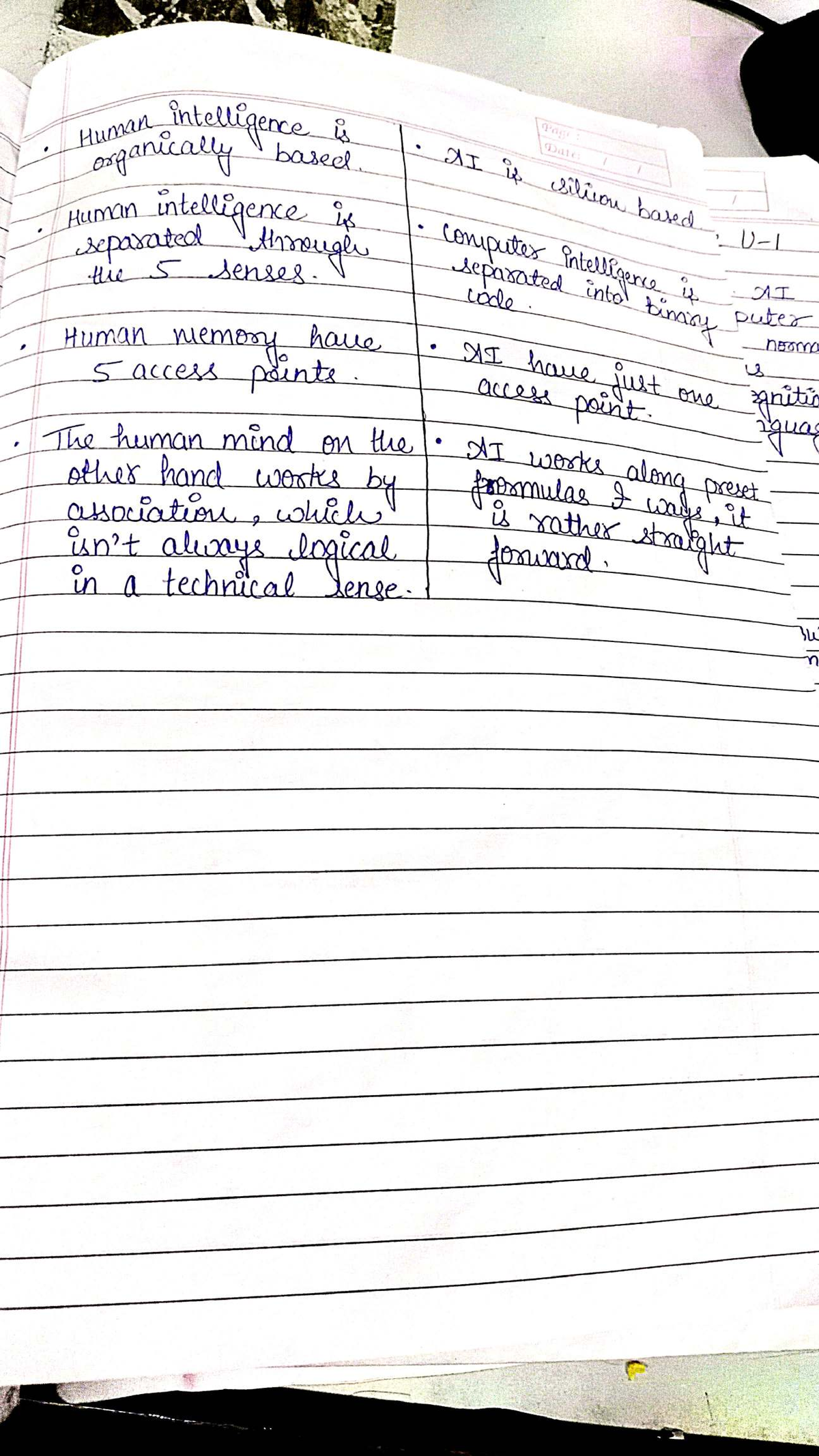 AI Notes: Units 3, 4, 5 with Solutions for Minor-2 Exam - Studocu