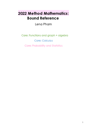 [Solved] Mathematical methods year 12 Application task - Mathematical ...