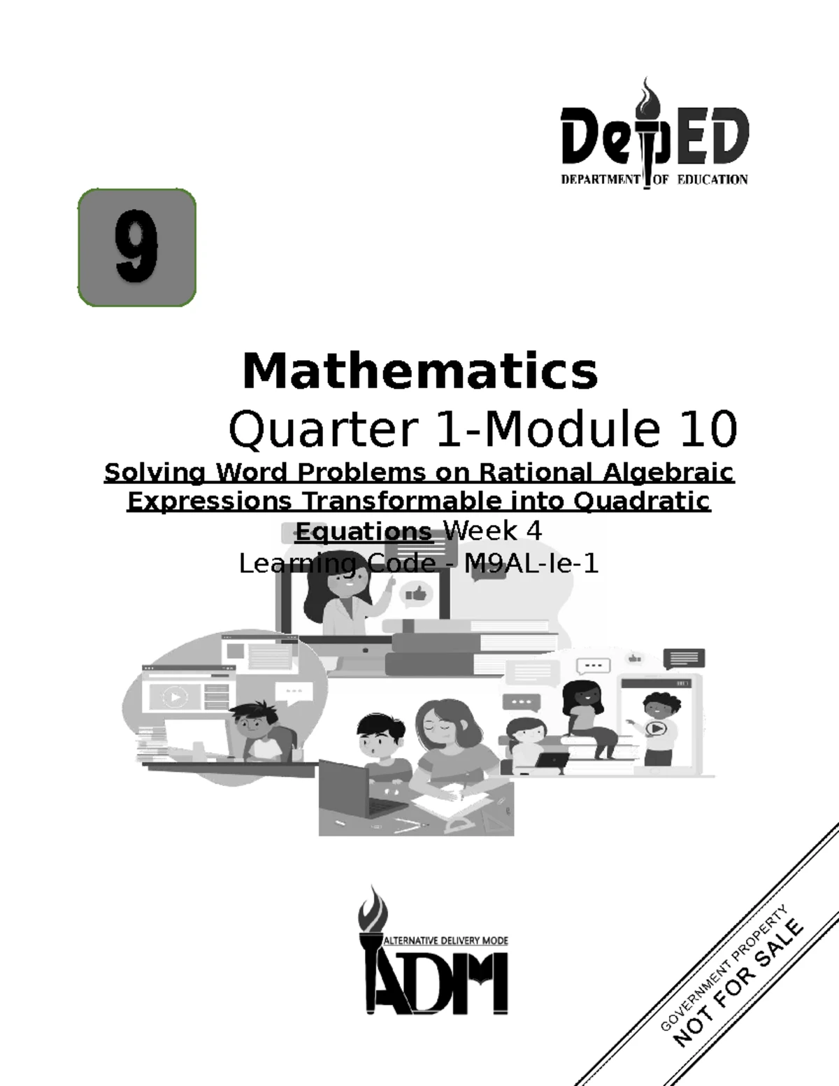 Math9 Quarter 1 Module 6 Final-V3-1 - Mathematics Quarter 1-Module 6 ...