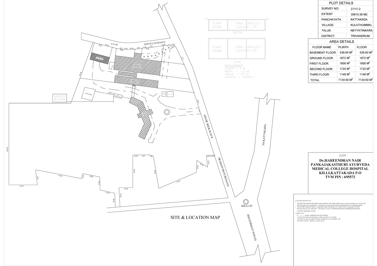 Civil 03 - Building Plan for Ayurveda College at Kattakada - Studocu